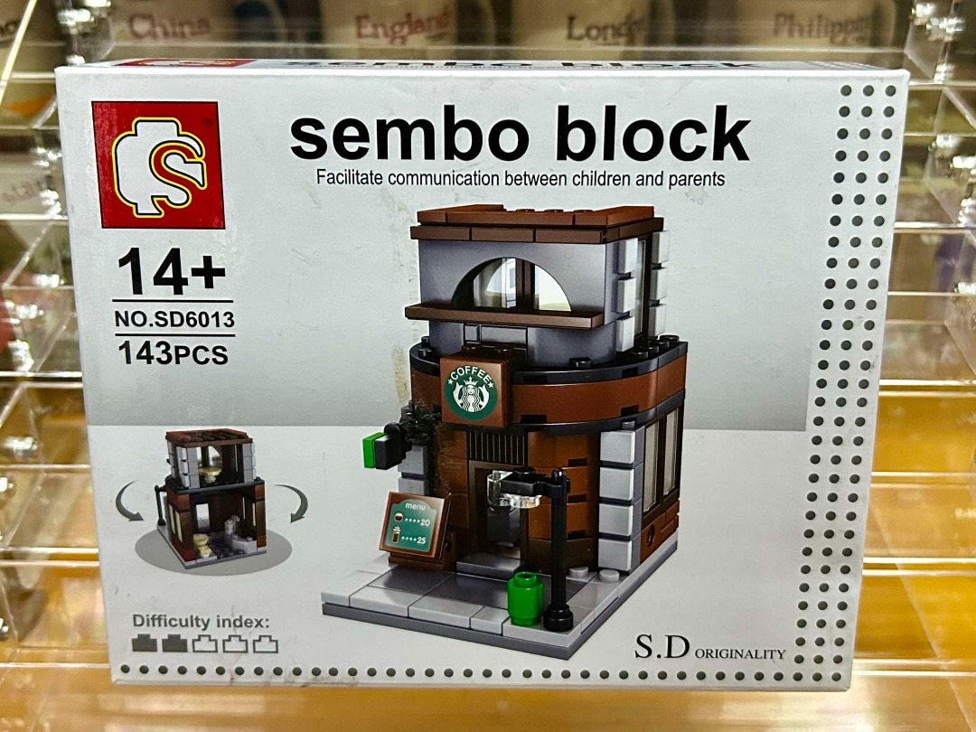 Sembo Block Starbucks Store Set LEGO Like, Hobbies & Toys, Toys & Games ...