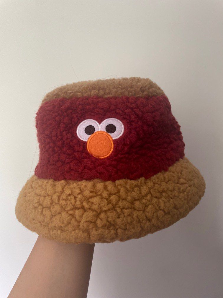 SESAME STREET BUCKET HAT ORI UNIVERSAL STUDIO ELMO COOKIE MONSTER ...