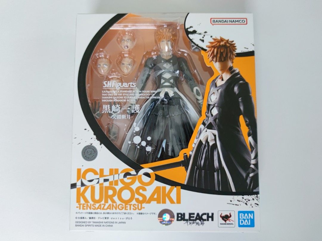 Shf s.h.figuarts ichigo kurosaki bleach 1/12 mafex scale, Hobbies ...