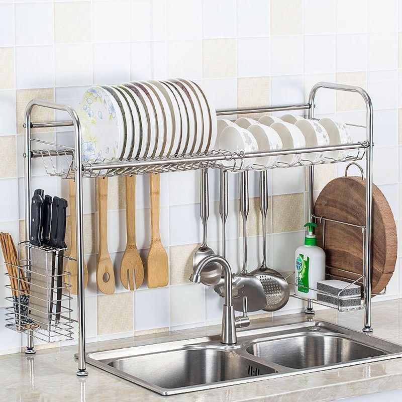 Stainless Steel Kitchen Rack, Furniture & Home Living, Kitchenware ...