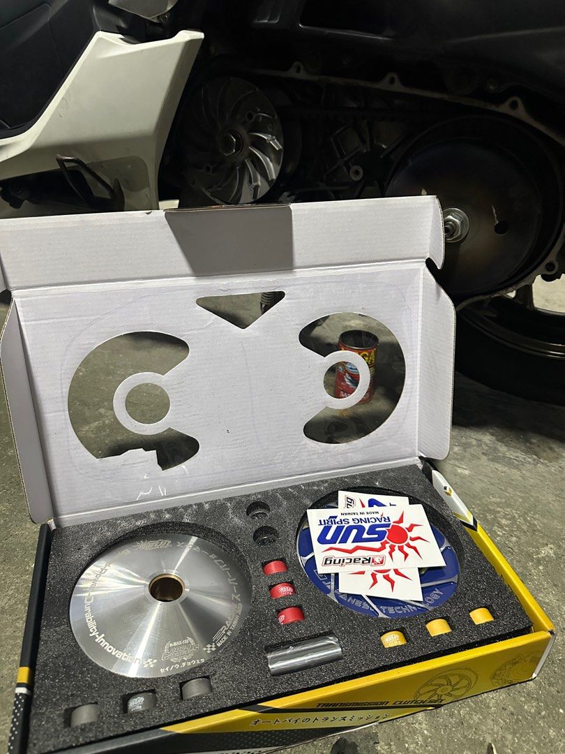 Sun Racing pulley set for NMAX 155, Motorbikes, Motorbike Parts ...