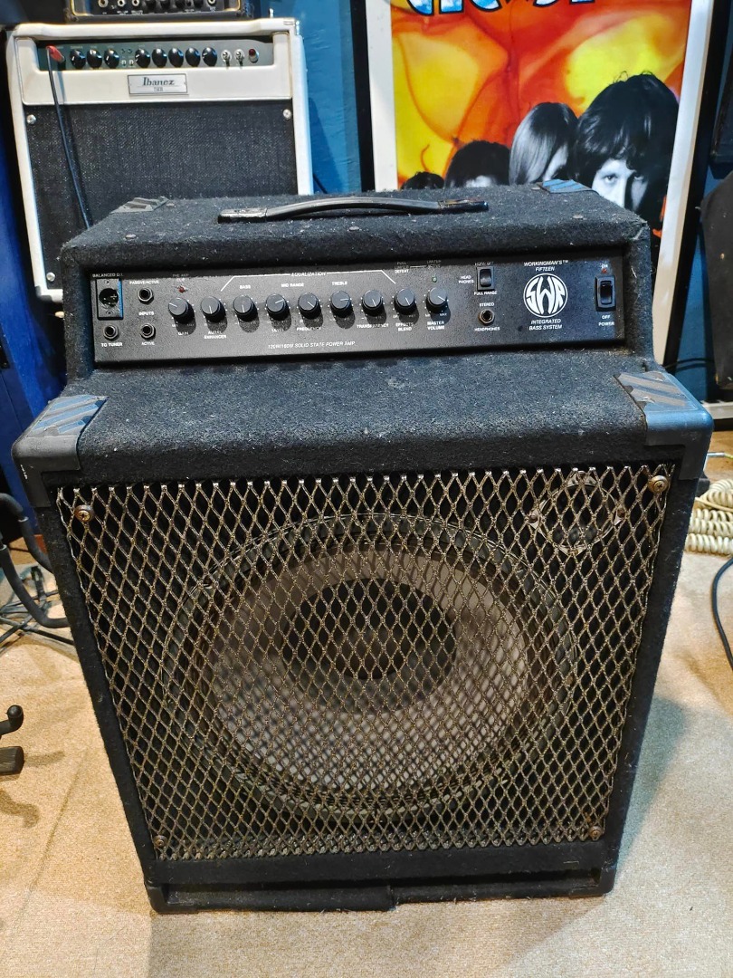 SWR Workingman's Fifteen Bass Amp for Sale or Swap, Hobbies & Toys ...