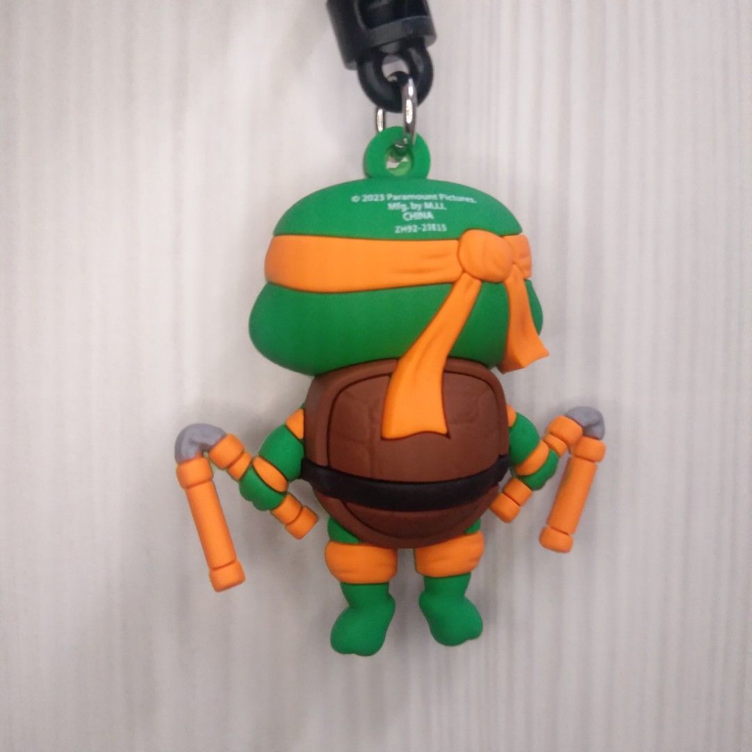 TMNT Mutant Mayhem keychain - Michelangelo, Hobbies & Toys, Toys ...