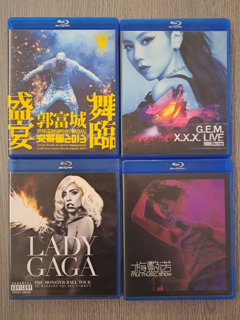 Various Artists Blu Ray Concert collection, Hobbies & Toys, Music ...