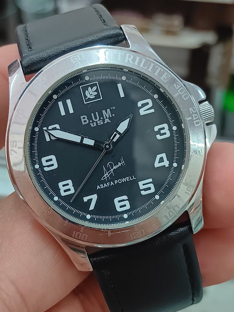 Vintage Bum Asafa Powell gent watch, Men's Fashion, Watches ...