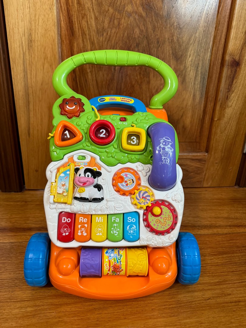 V-Tech sit-to-stand learning walker, Babies & Kids, Infant Playtime on ...