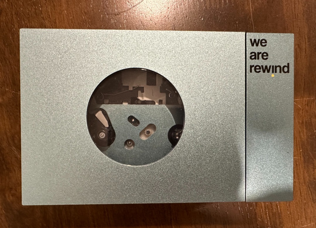 We Are Rewind - Blue Portable Cassette Player - WALKMAN - like new ...