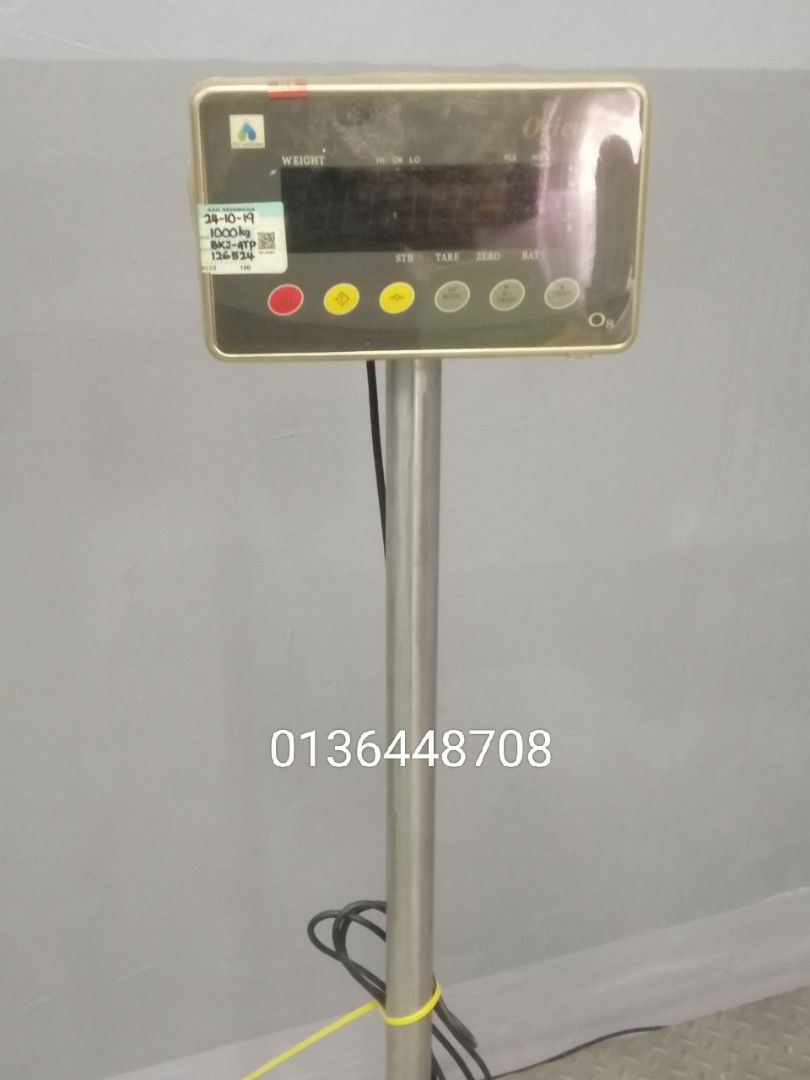 Weighing Scale 1 Tonne Platform Scale Alat Penimbang 1 Tan 1000kg ...