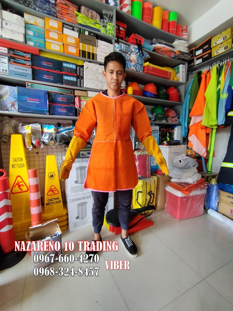 welding apron leather, Commercial & Industrial, Construction & Building ...