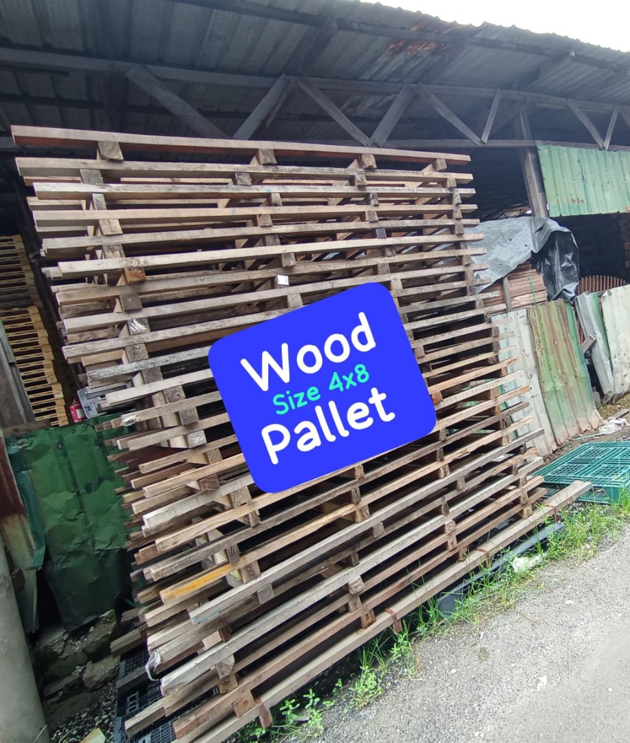 WOOD PALLET(4X8), Furniture & Home Living, Outdoor Furniture on Carousell