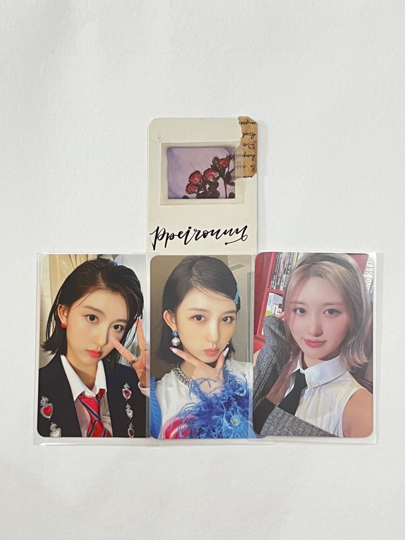 WTS IVE GAEUL LOVE DIVE PHOTOCARD IVE FANCON PVC CARD HOLDER PHOTOCARD ...