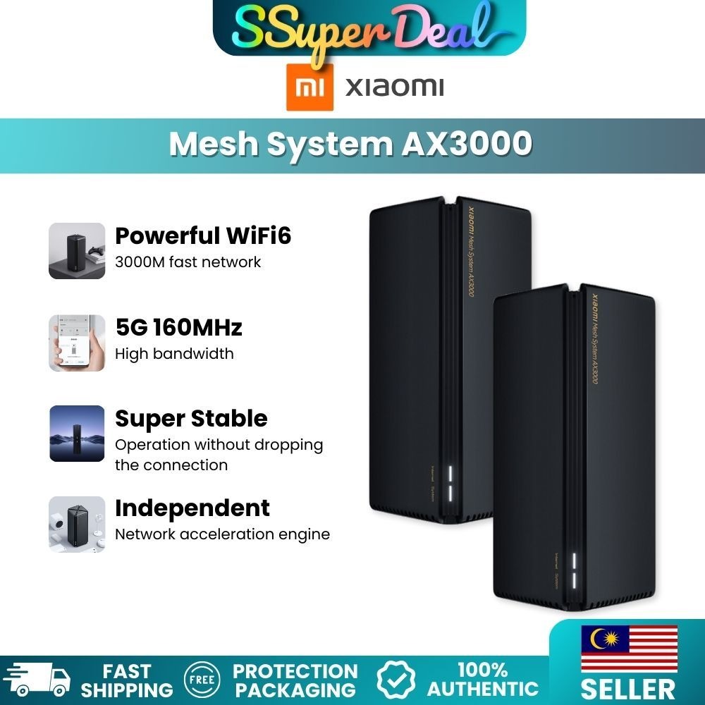 Xiaomi AX3000 Router 5GHz Router Mesh WIFI6 Full Gigabit Mesh WiFi ...