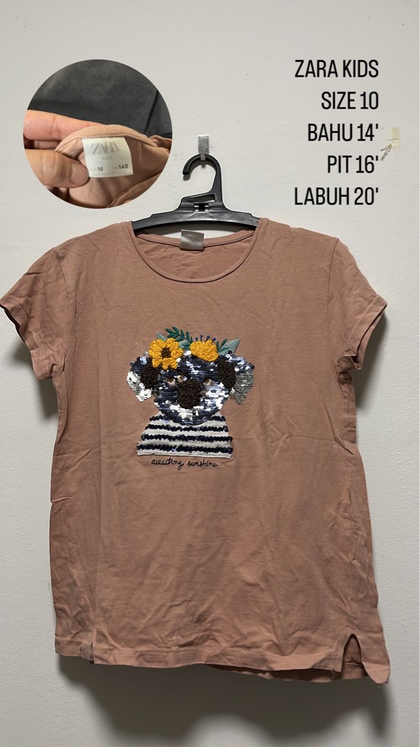 Zara Kids Tshirt, Babies & Kids, Babies & Kids Fashion on Carousell