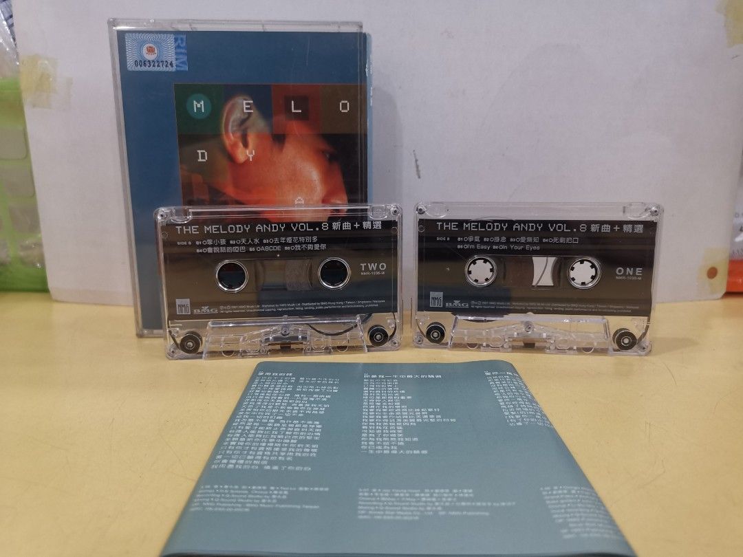 (2Cassette) 劉德華 Andy Lau THE MELODY ANDY VOL.8 新曲+精選, Hobbies & Toys ...