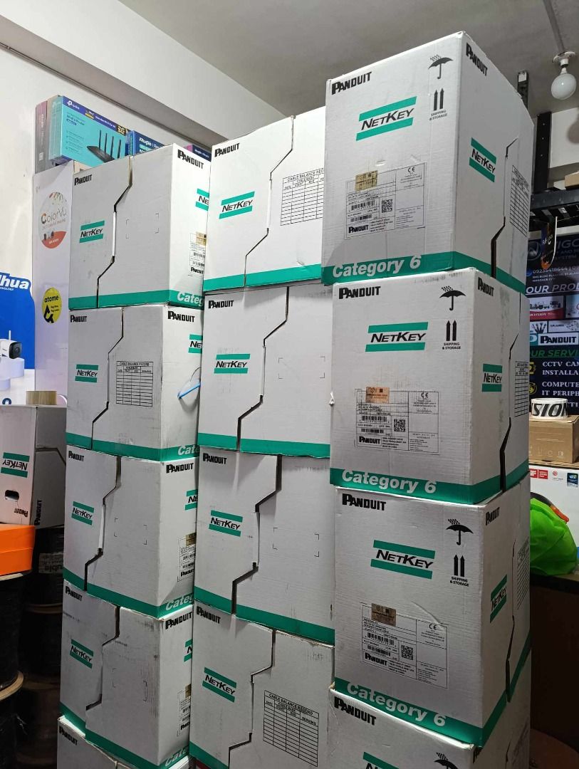 305M Panduit Cat6 UTP Cable Pure Copper Indoor, Computers & Tech, Parts ...