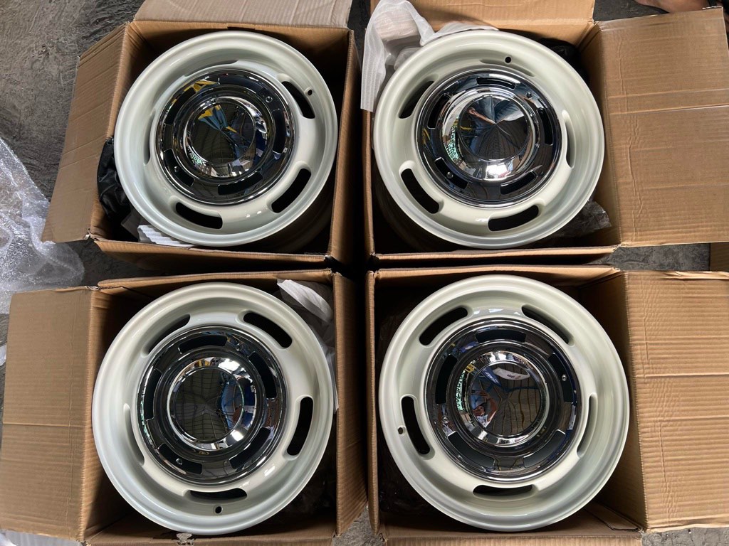 4pcs 15” Concept One Retro white Magwheels 5Holes pcd 114 Brandnew, Car ...