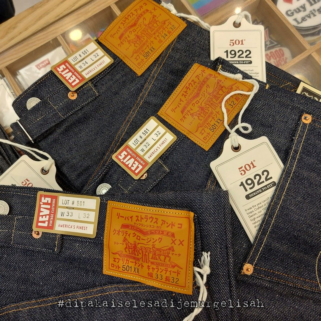 501XX LEVI'S VINTAGE CLOTHING 1922 (LIMITED EDITION), Men's 501XX LEVI'S VINTAGE CLOTHING 1922 (LIMITED EDITION), Men's