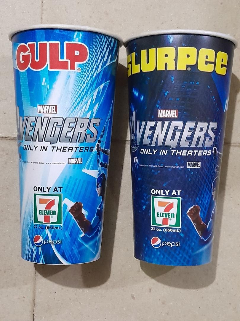 7-11 PHILIPPINES Convenience Store EXCLUSIVE AVENGERS Slurpee & Gulp ...
