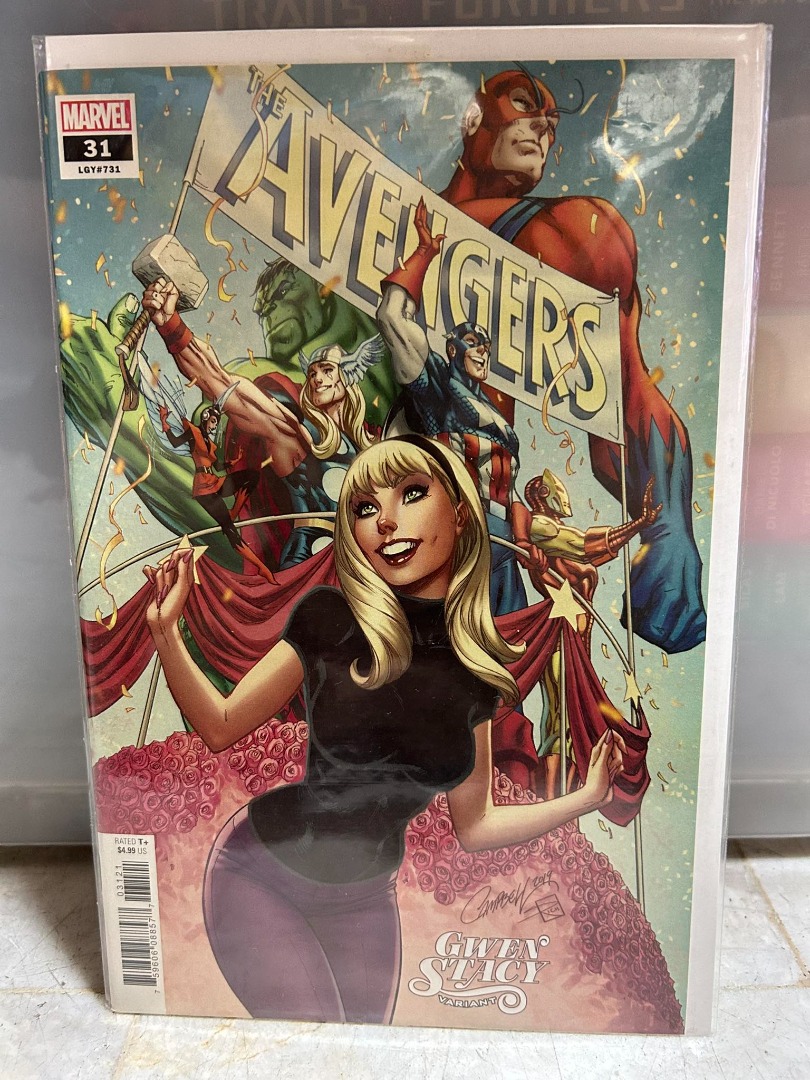 Avengers #31 J Scott Campbell Gwen Stacy variant, Hobbies & Toys, Books ...