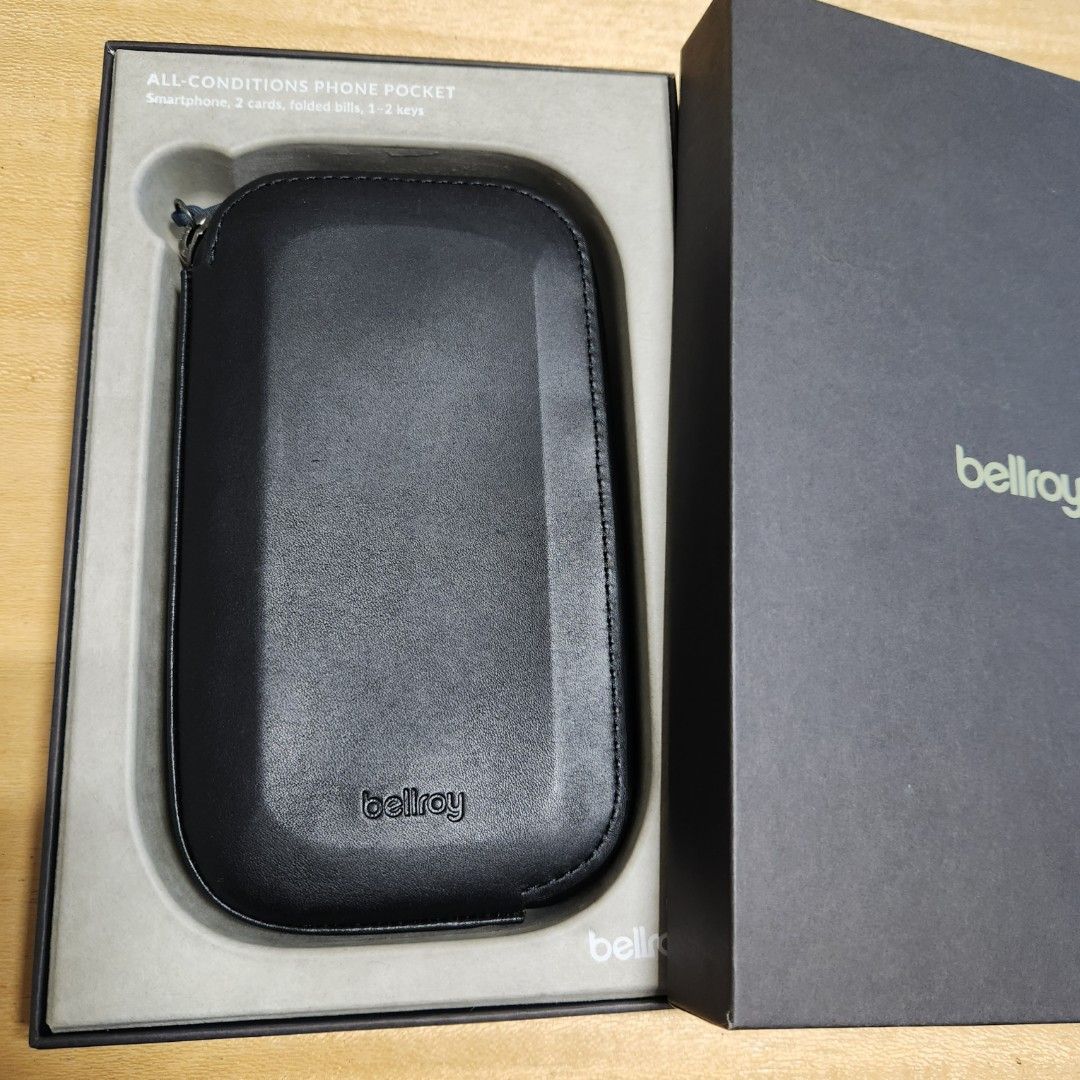Bellroy All Conditions Phone Pocket Leather - Brand New, Luxury, Bags ...