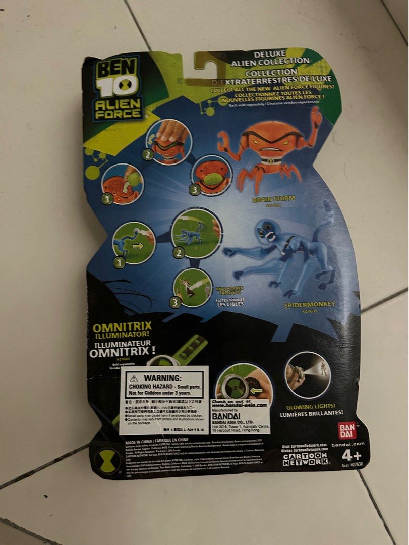 Ben 10 Alien Force Deluxe Alien Collection Brainstorm Action Figure, Hobbies & Toys, Toys ...