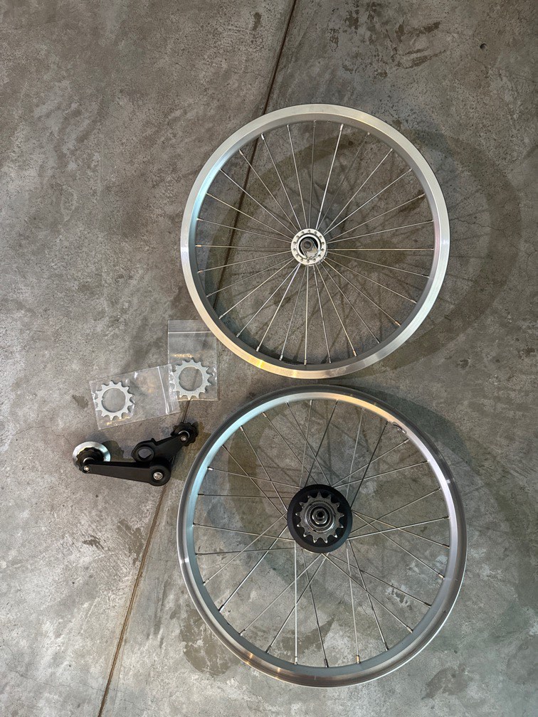 Brompton BSR wheel set - 3 speed, Sports Equipment, Bicycles & Parts ...