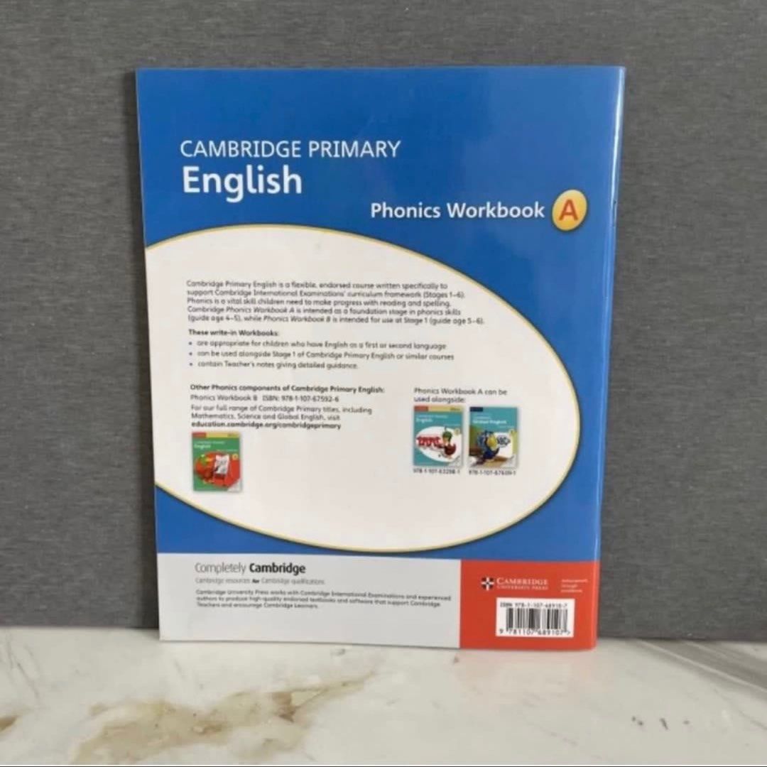 Cambridge Primary English Phonics Workbook A, Buku & Alat Tulis, Buku ...