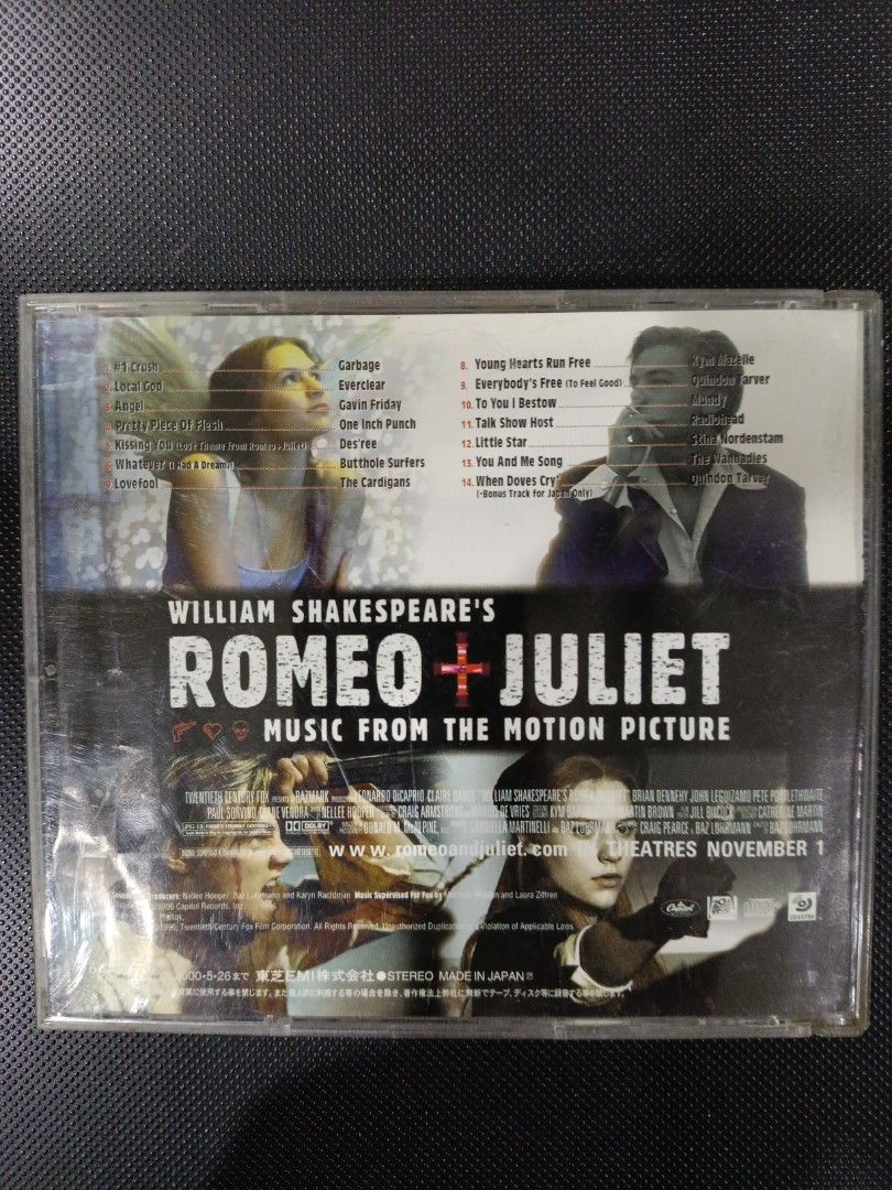 CD Romeo and Juliet soundtrack, Hobbies & Toys, Music & Media, CDs ...