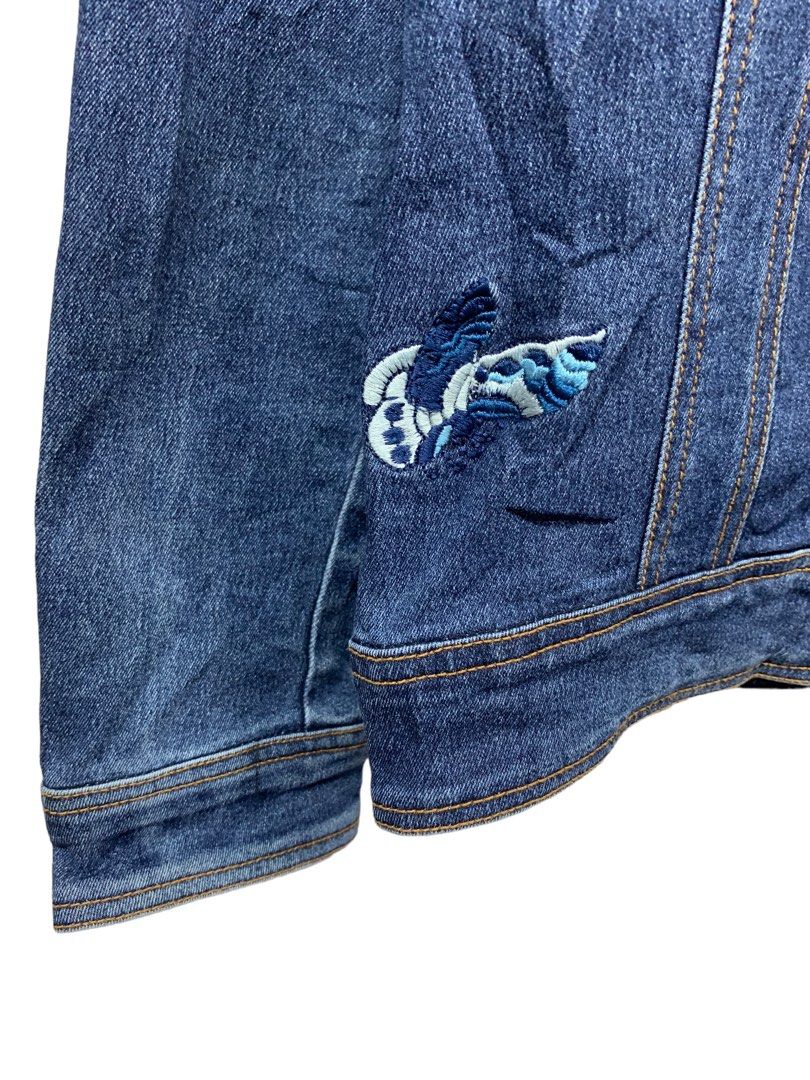 Christian dior denim jacket, Women's Fashion, Activewear on Carousell