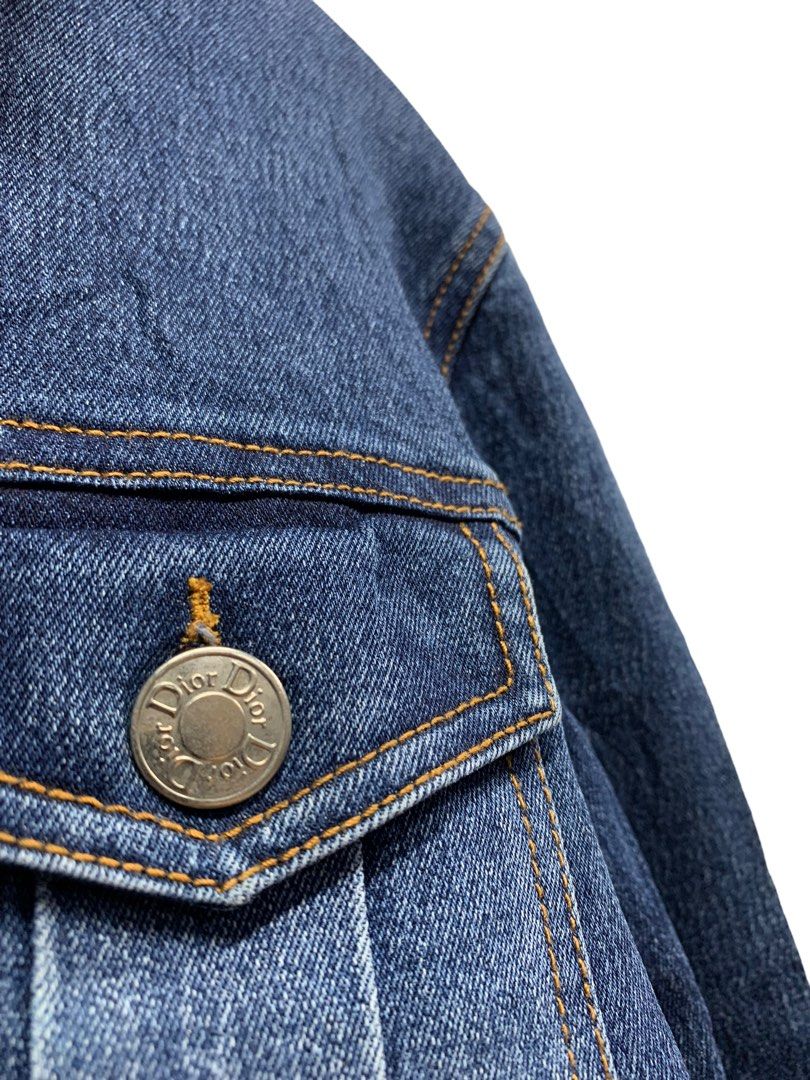 Christian dior denim jacket, Women's Fashion, Activewear on Carousell