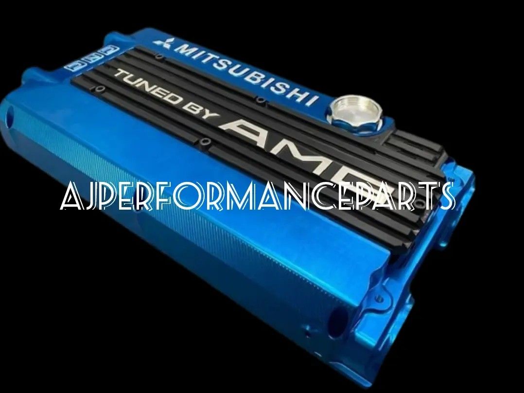 CNC INNOVATION BILLET ENGINE VALVE COVER SET ANODIZED BLUE MITSUBISHI ...