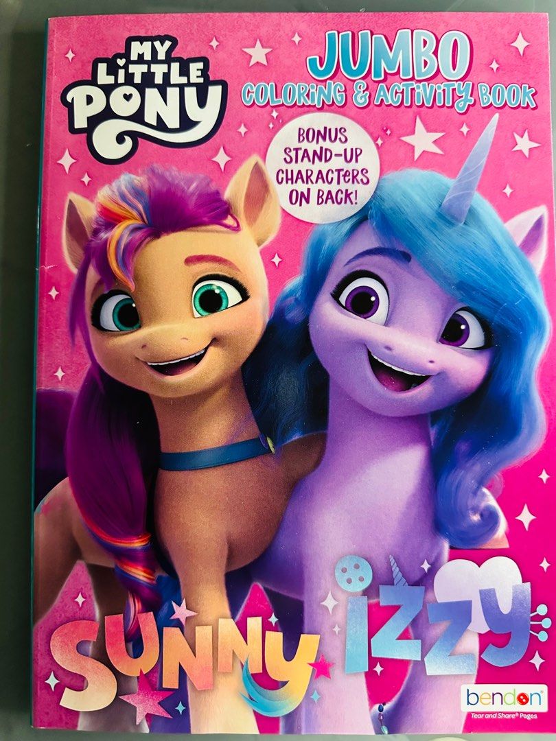 COLORING BOOK MY LITTLE PONY TROLLS, Hobbies & Toys, Stationary & Craft ...