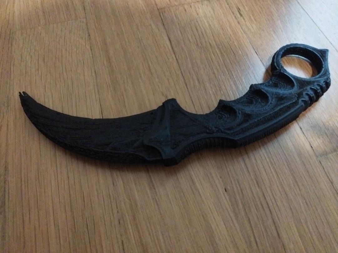 [CS-GO] 3D Printed Karambit, Hobbies & Toys, Toys & Games on Carousell