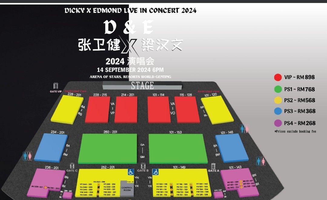 张卫健 X 梁汉文 Dicky Edmond (PS2-RM225) Malaysia, 14 Sept 2024, Tickets ...