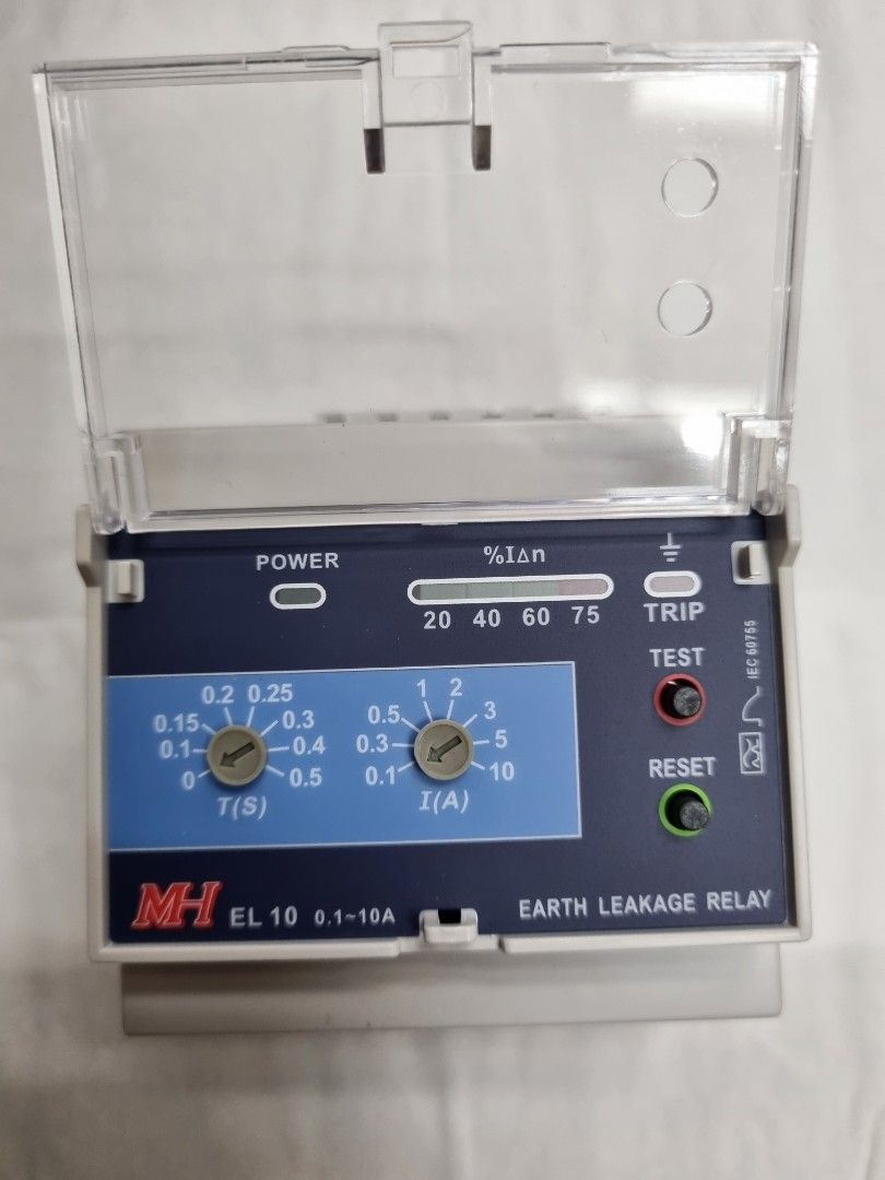 EL10, MH, Earth Leakage Relay, TV & Home Appliances, Electrical ...