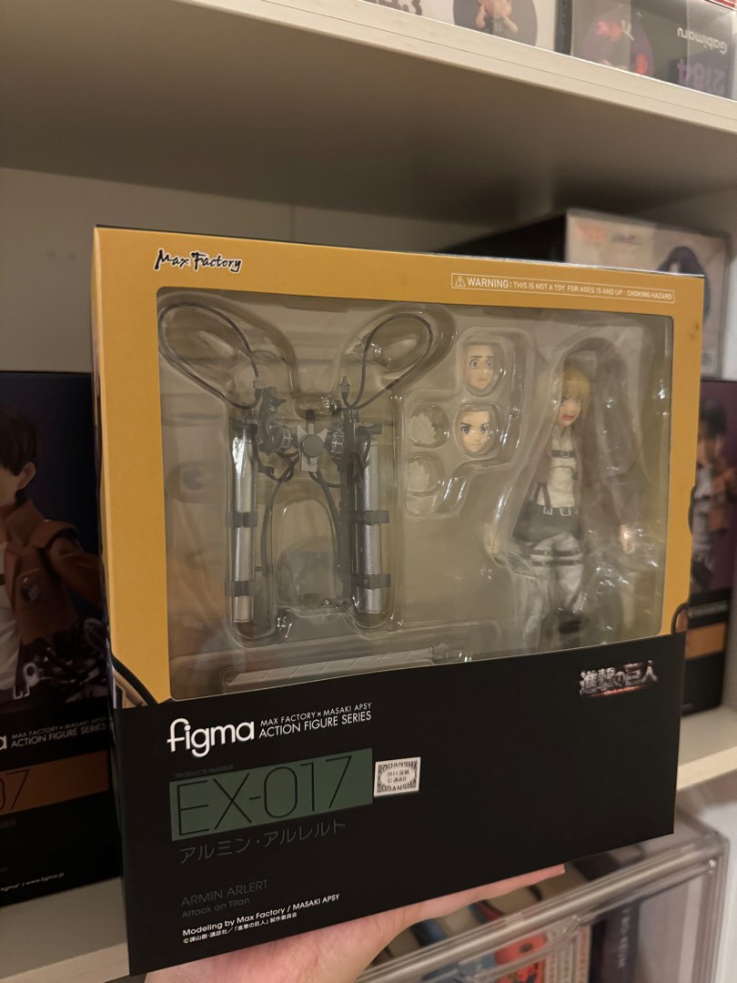 Figma Armin Arlert (Attack On Titan), Hobbies & Toys, Toys & Games on Carousell