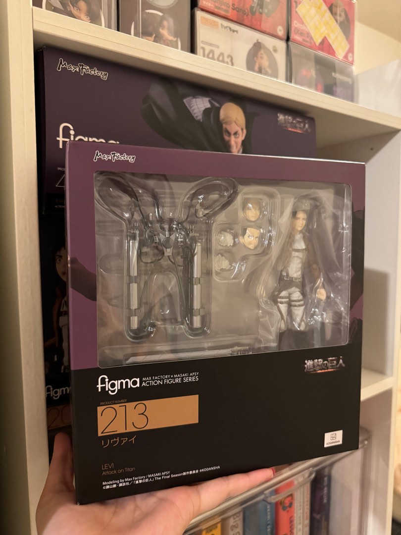 figma Levi Ackerman (Rerelease), Hobbies & Toys, Toys & Games on Carousell