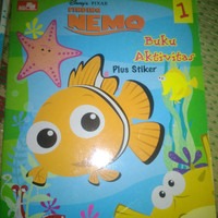 FINDING NEMO, menggambar, mewarna + stiker/elex, Buku & Alat Tulis ...