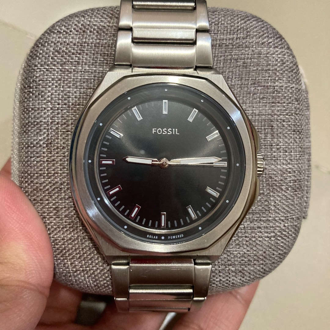 FOSSIL Evanston Solar-Powered Stainless Steel Watch (Discontinued by ...