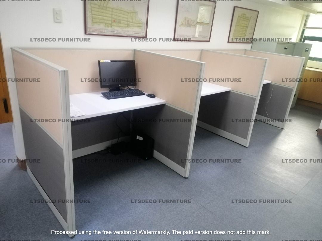 full fabric workstation office partitions, Furniture & Home Living ...