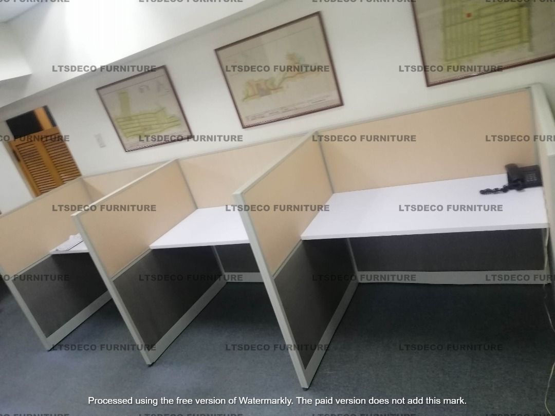 full fabric workstation office partitions, Furniture & Home Living ...