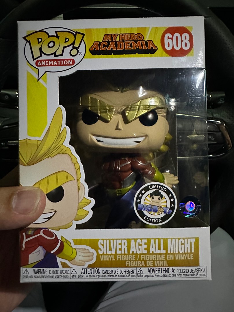 Funko Pop Silver Age All Might (Metallic), Hobbies & Toys, Toys & Games ...