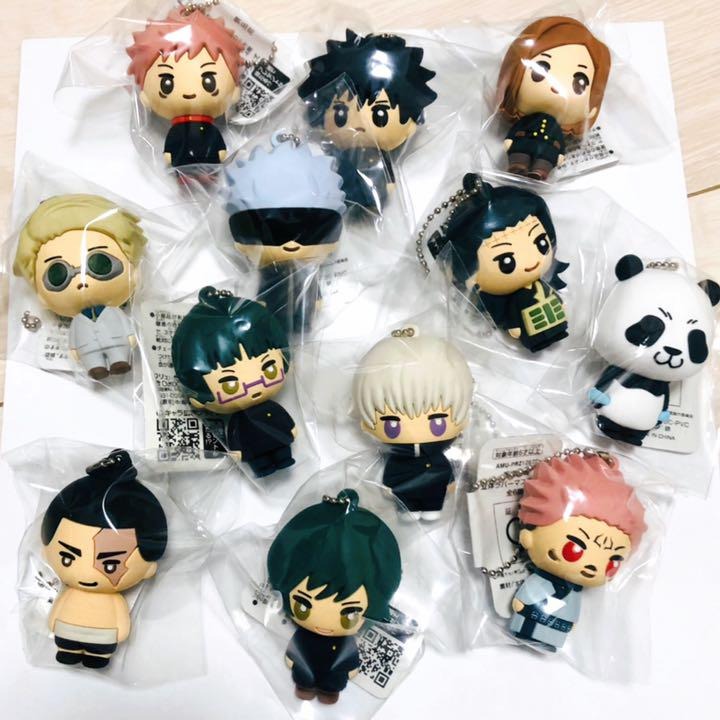 FURYU JJK Official Merchandise 3D Rubber Mascot - Yuji, Megumi, Nobara ...