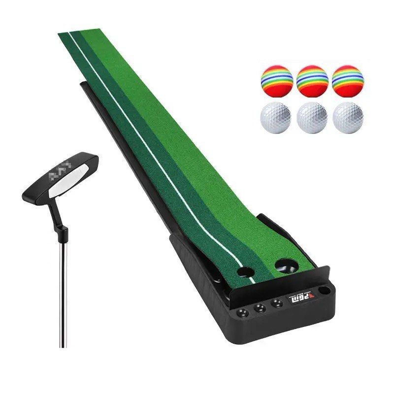 Golf trainer set Auto Ball Return indoor Golf Putt Putter Putting ...