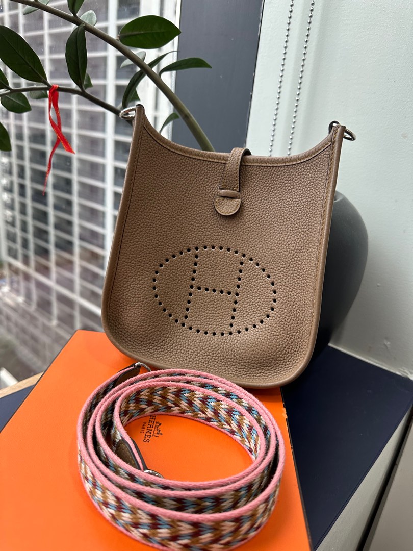 HERMES EVELYN TPM stamp Z, Luxury, Bags & Wallets on Carousell
