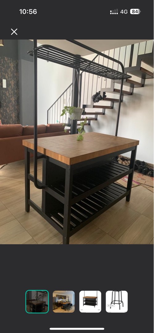 IKEA VADHOLMA KITCHEN ISLAND, Furniture & Home Living, Furniture ...