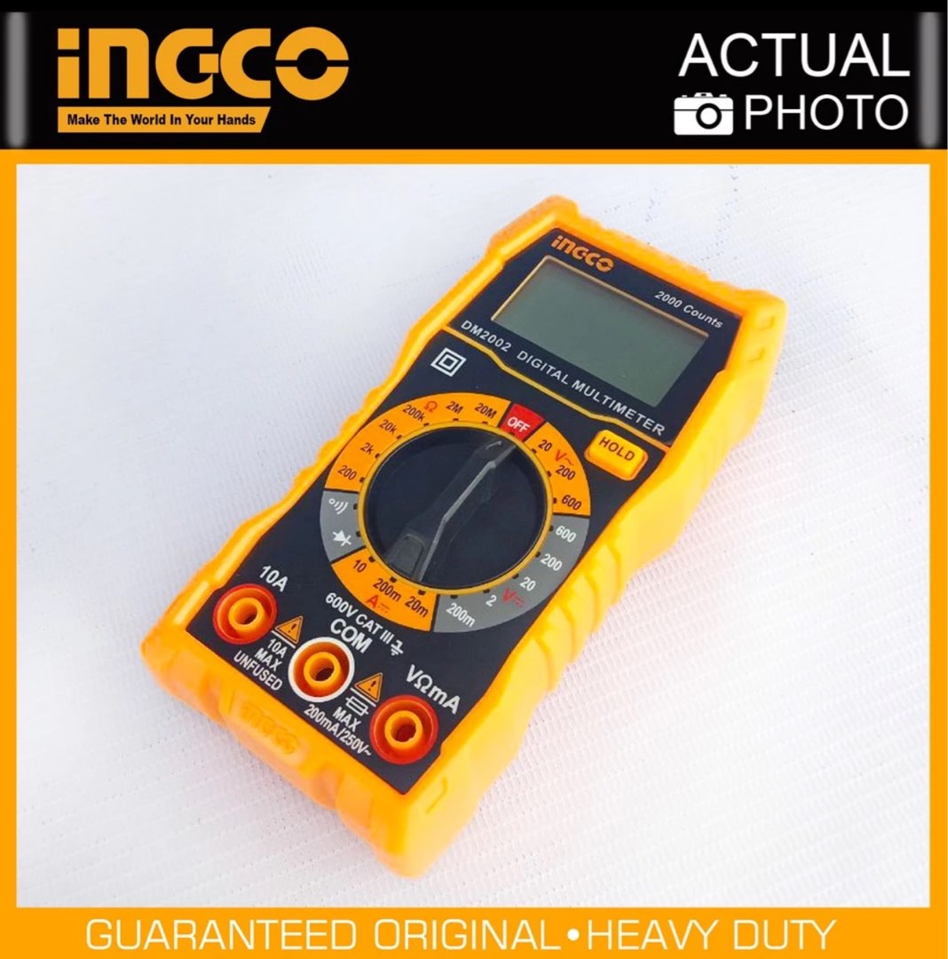 Ingco Digital Multimeter Electrical Tester, Computers & Tech, Office ...