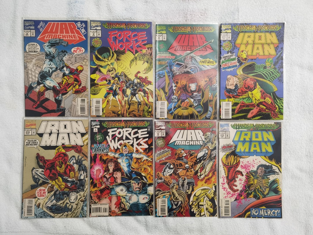 IRON MAN/ WAR MACHINE/ FORCE WORKS. 1995 series. "Hands Of The Mandarin ...