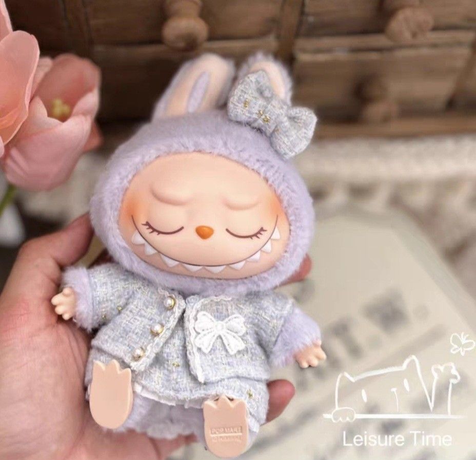 Labubu Chanel Style Clothes, Hobbies & Toys, Toys & Games on Carousell