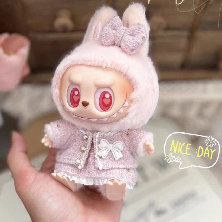 Labubu Chanel Style Clothes, Hobbies & Toys, Toys & Games on Carousell